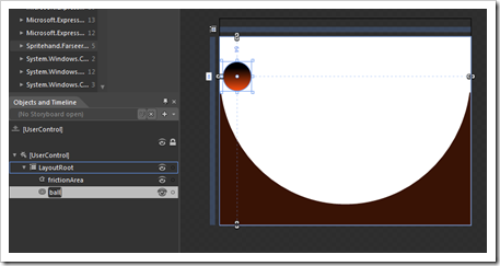 A Simple Application using Silverlight Physics Helper Library